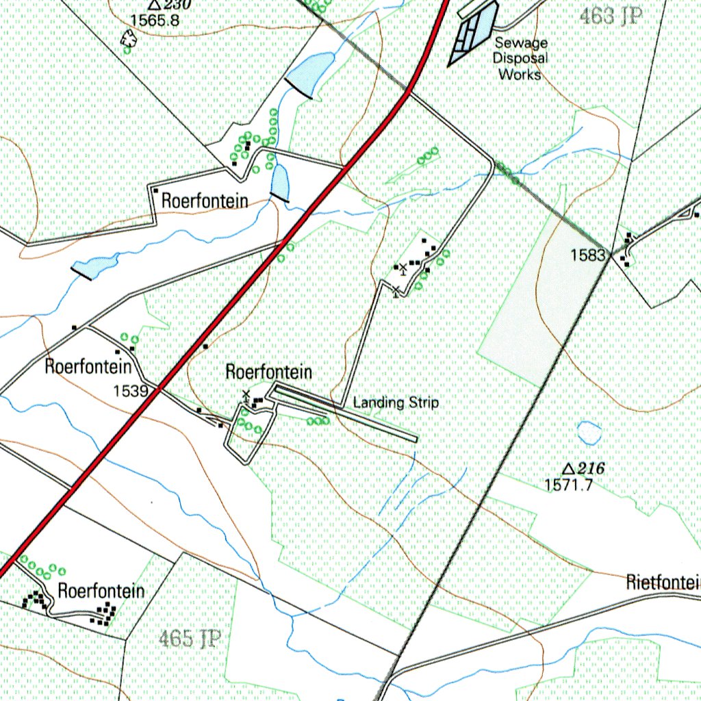 2526DD KOSTER Map by Chief Directorate: National Geo-spatial ...