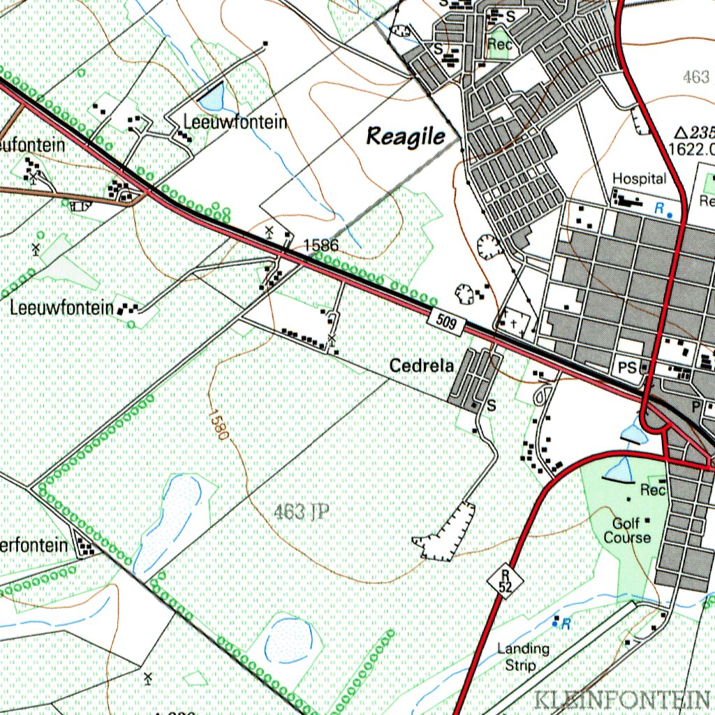 2526DD KOSTER Map by Chief Directorate: National Geo-spatial ...