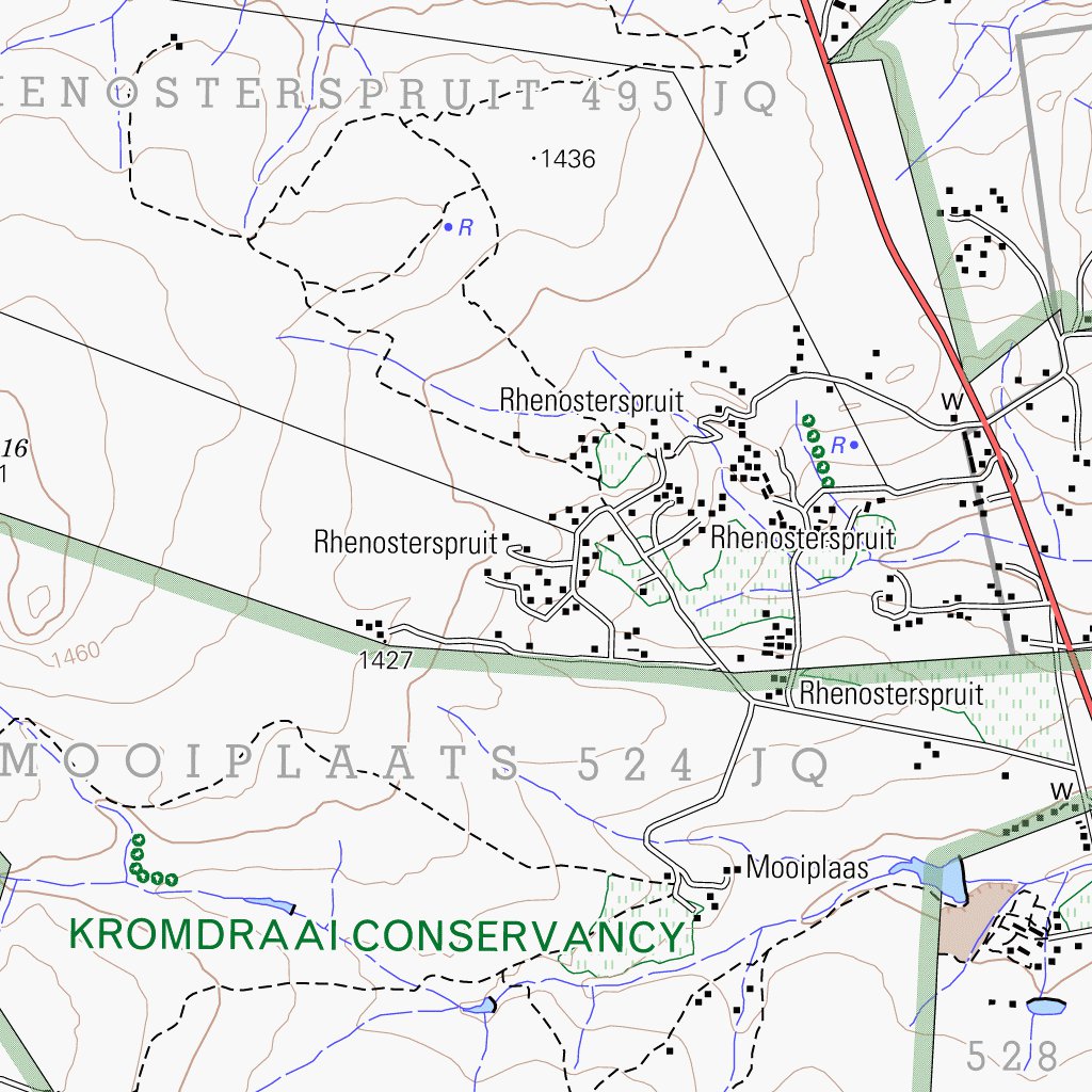 2527DD BROEDERSTROOM Map by Chief Directorate: National Geo-spatial ...