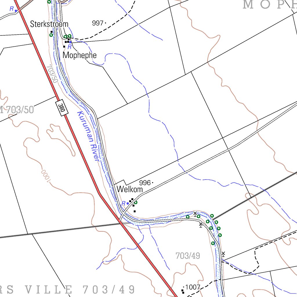 2622DD WAYLAND'S PAN Map by Chief Directorate: National Geo-spatial ...