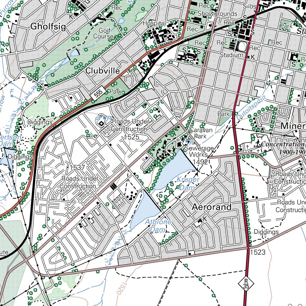 2529CD MIDDELBURG (MPUMALANGA) Map by Chief Directorate: National Geo ...