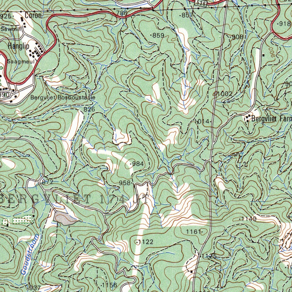 2530BB SABIE Map by Chief Directorate: National Geo-spatial Information ...