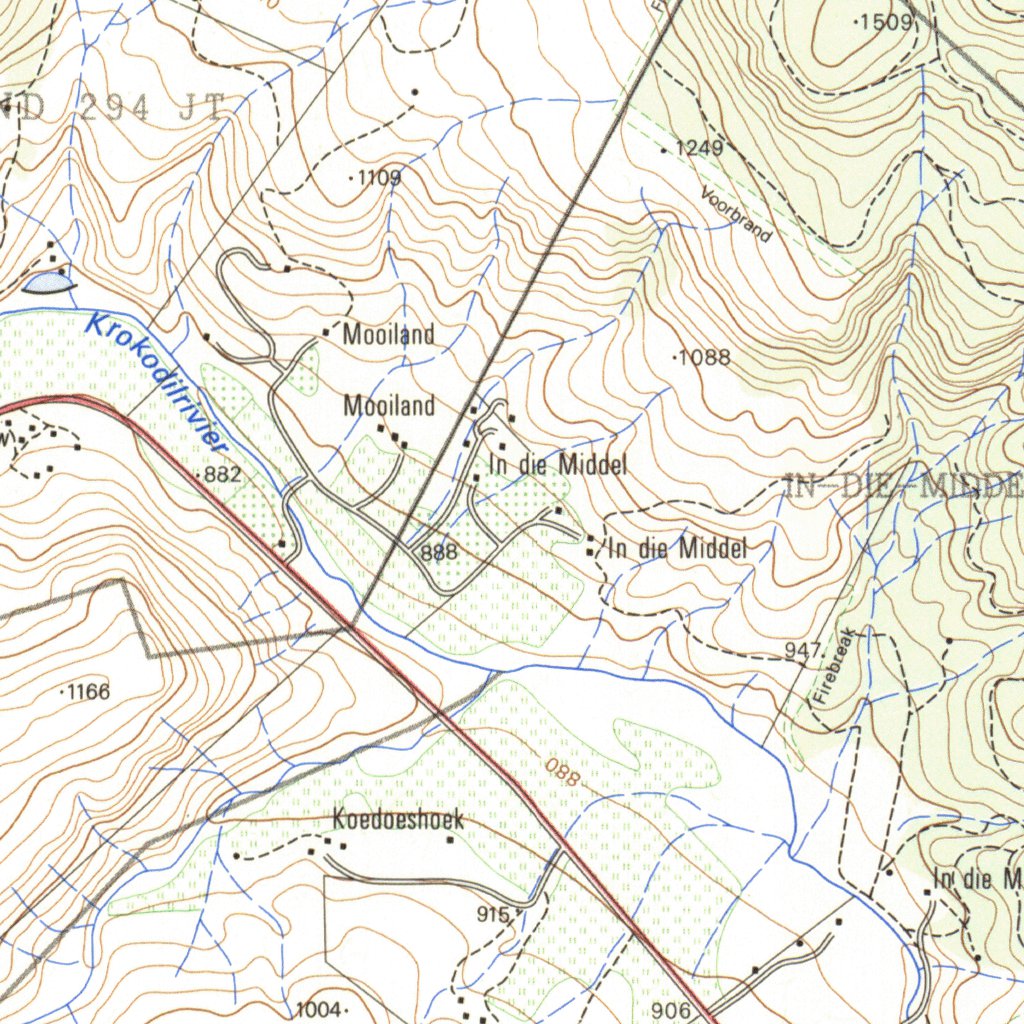 2530BC MAGUSHEDE Map by Chief Directorate: National Geo-spatial ...