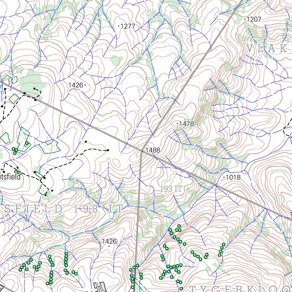 2630BB LOCHIEL Map by Chief Directorate: National Geo-spatial ...