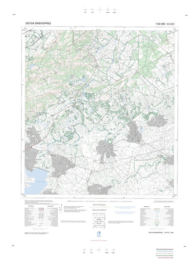 2531DA DRIEKOPPIES Map by Chief Directorate: National Geo-spatial ...