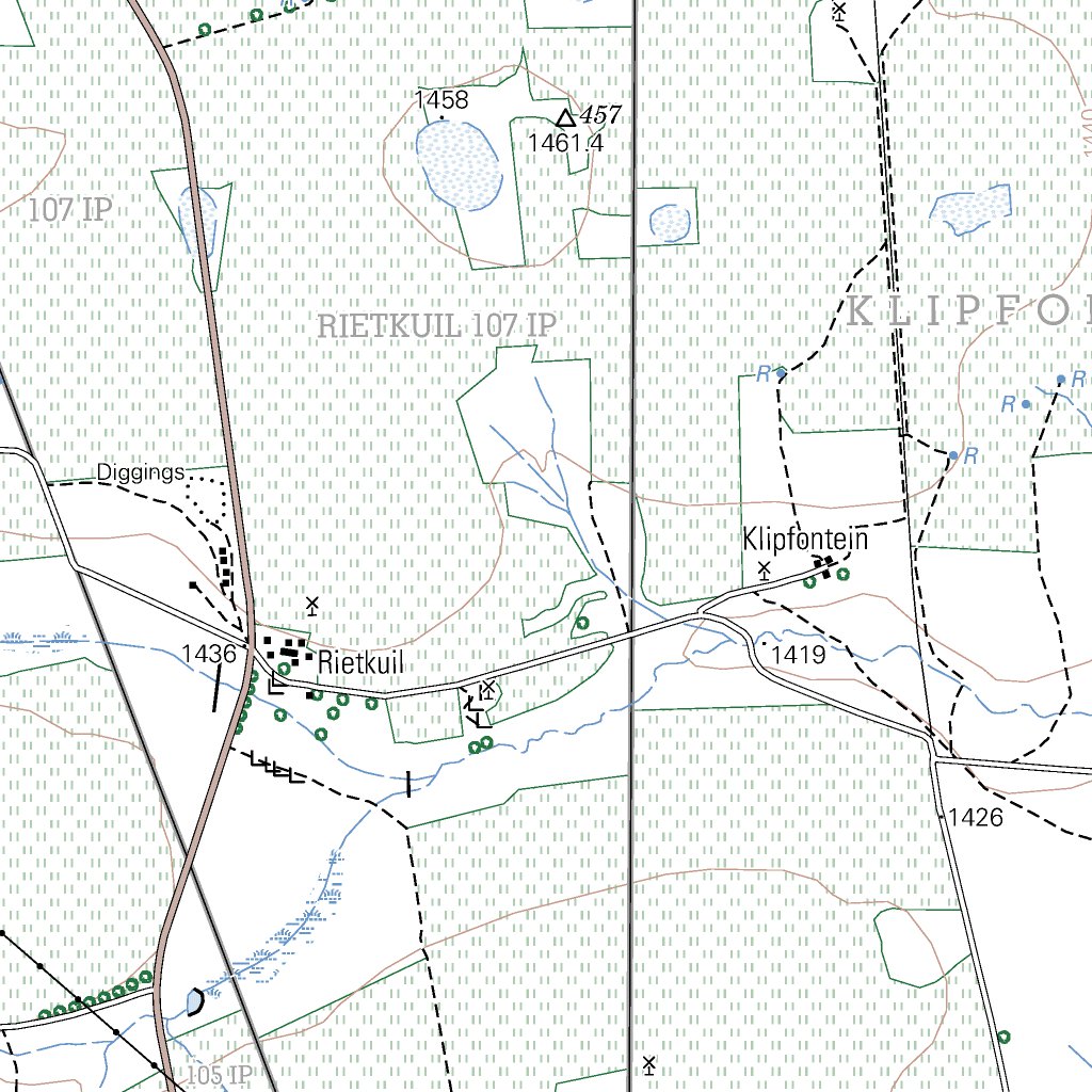 2626AD COLIGNY Map by Chief Directorate: National Geo-spatial ...