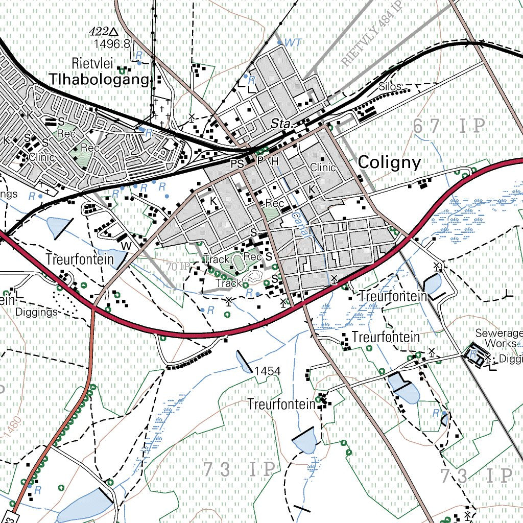 2626AD COLIGNY Map by Chief Directorate: National Geo-spatial ...