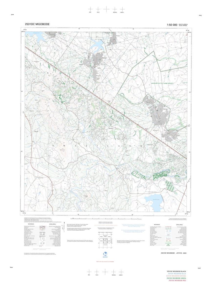 2531DC MGOBODE Map by Chief Directorate: National Geo-spatial ...