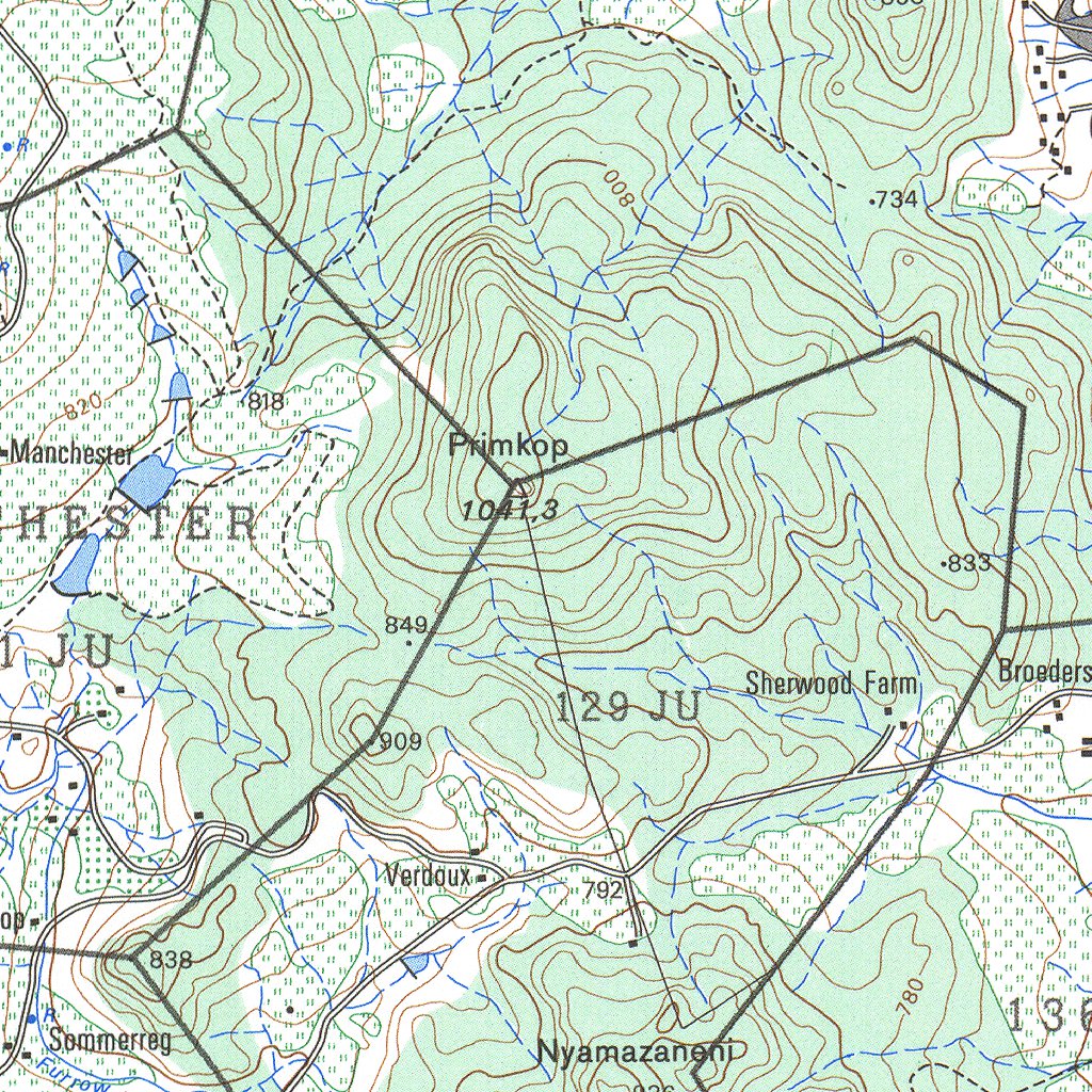 2531AC WITRIVIER Map by Chief Directorate: National Geo-spatial ...