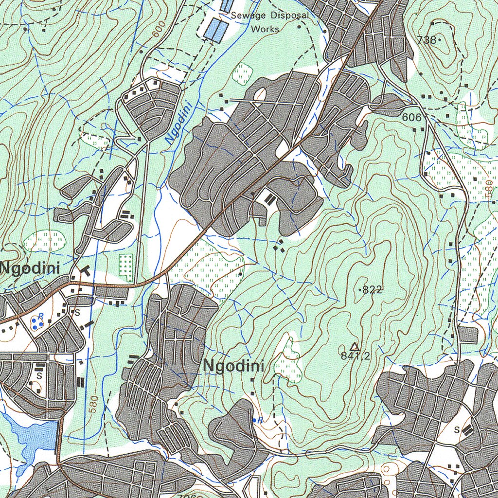 2531AC WITRIVIER Map by Chief Directorate: National Geo-spatial ...