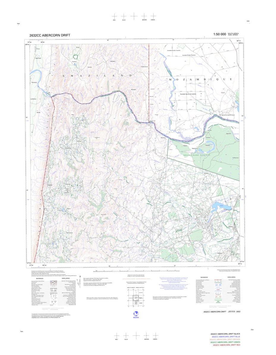 2632CC ABERCORN DRIFT Map by Chief Directorate: National Geo-spatial ...