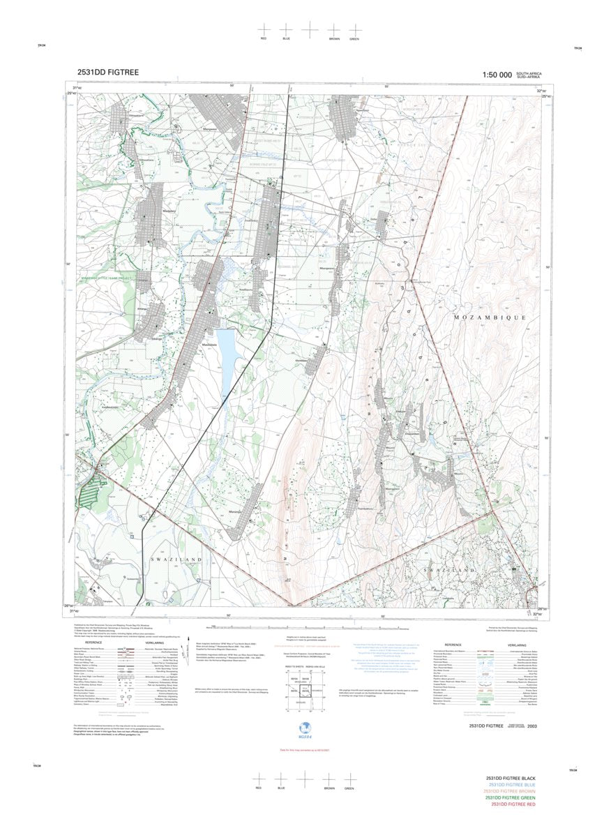 2531DD MASIBEKELA Map by Chief Directorate: National Geo-spatial ...