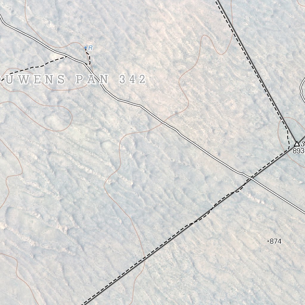 2720DC KLEIN-WITPAN Map by Chief Directorate: National Geo-spatial ...