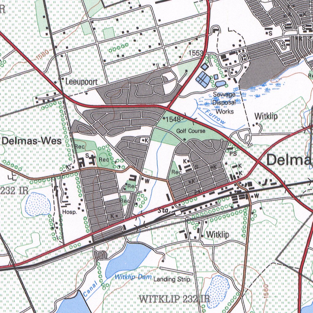 2628BA DELMAS Map by Chief Directorate: National Geo-spatial ...
