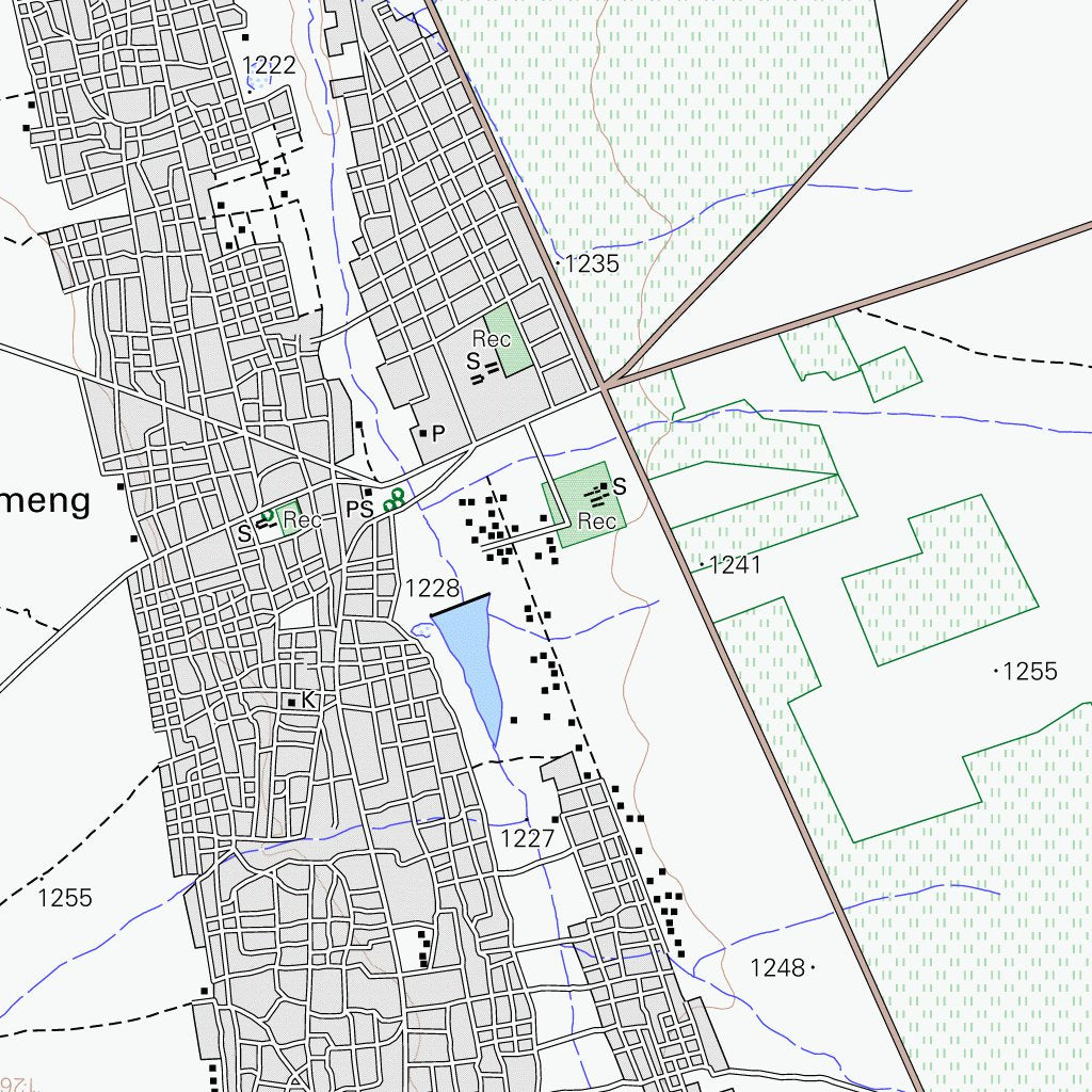 2624AD TLHAKGAMENG Map by Chief Directorate: National Geo-spatial ...