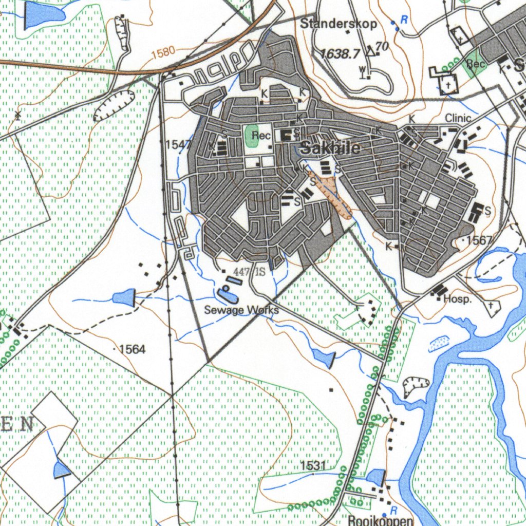 2629CC STANDERTON Map by Chief Directorate: National Geo-spatial ...