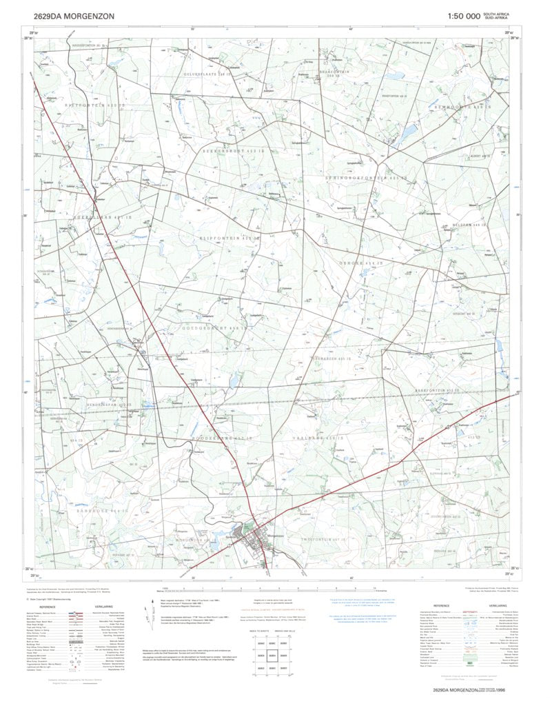 2629DA MORGENZON Map by Chief Directorate: National Geo-spatial ...