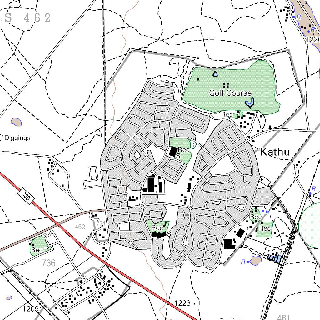 2723CA KATHU Map by Chief Directorate: National Geo-spatial Information ...