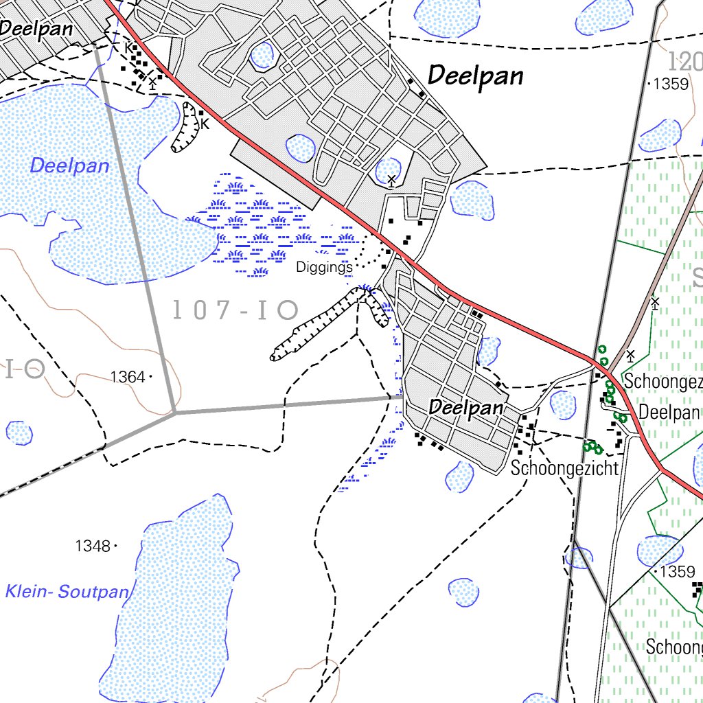 2625BC DEELPAN Map by Chief Directorate: National Geo-spatial ...