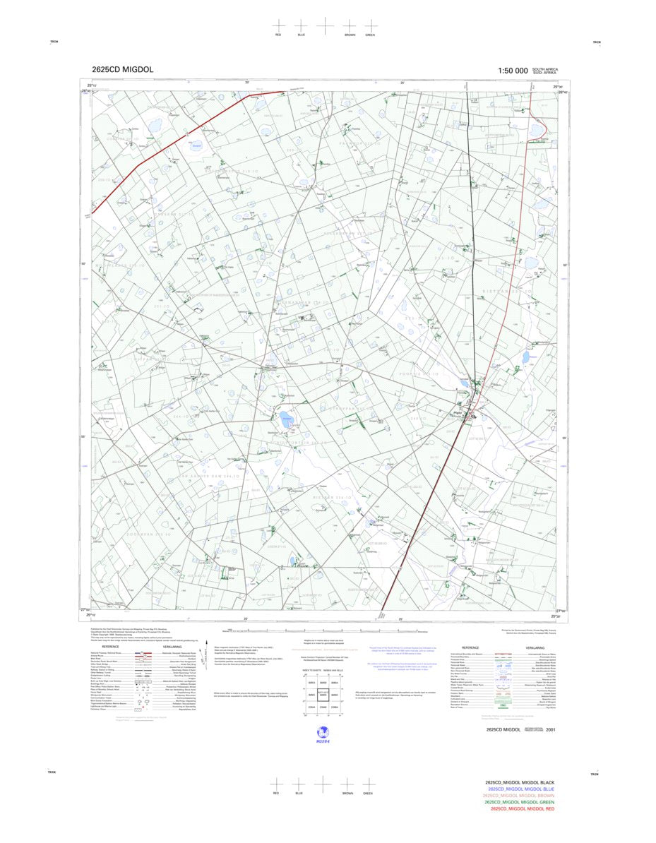 2625CD MIGDOL Map by Chief Directorate: National Geo-spatial ...