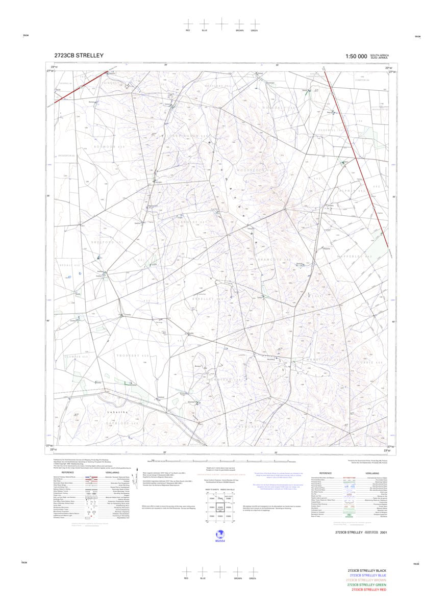 2723CB STRELLEY Map by Chief Directorate: National Geo-spatial ...