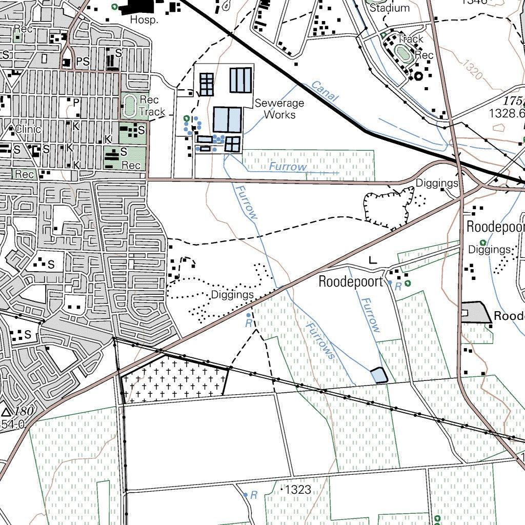 2626DC KLERKSDORP Map by Chief Directorate: National Geo-spatial ...