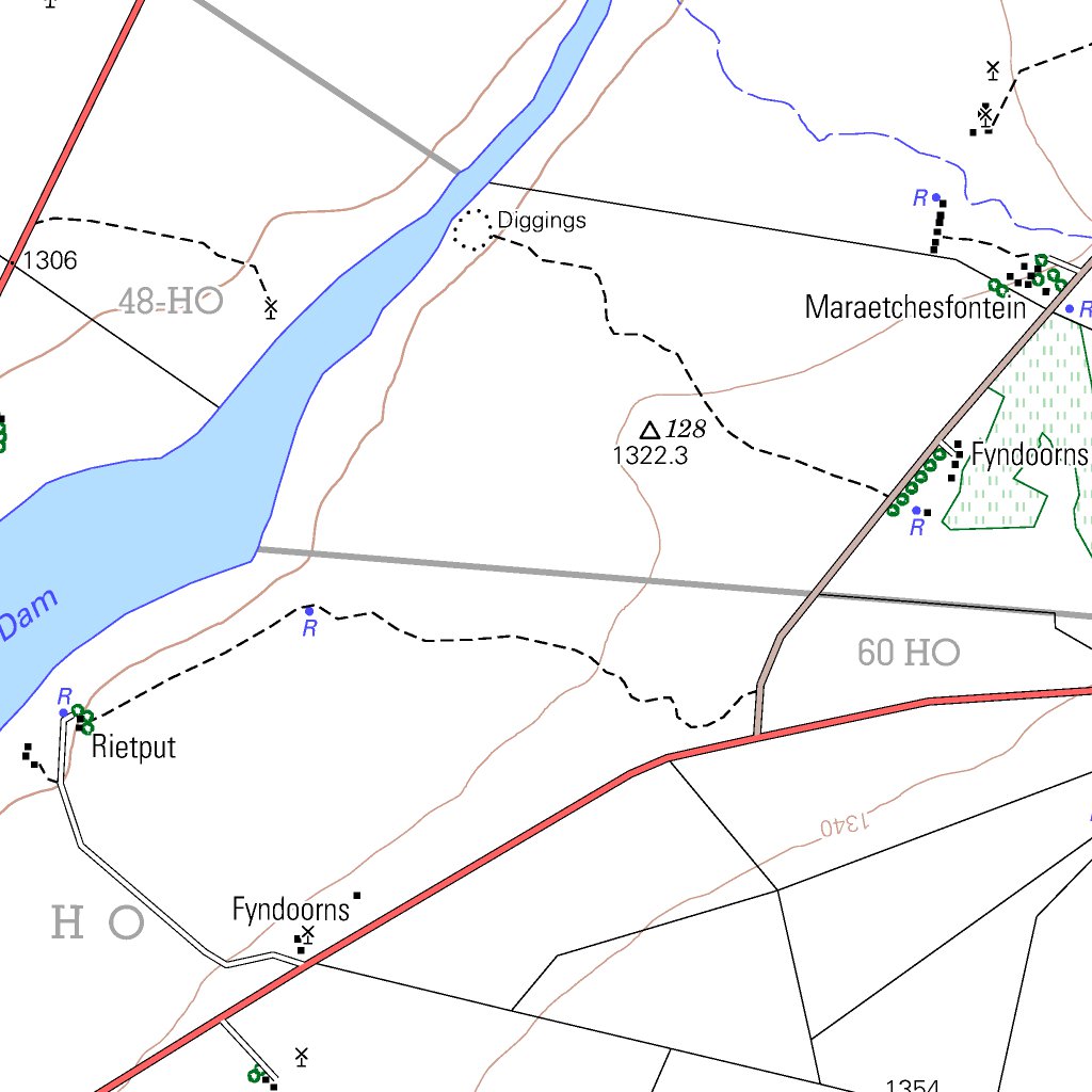 2725AB SCHWEIZER-RENEKE Map by Chief Directorate: National Geo-spatial ...