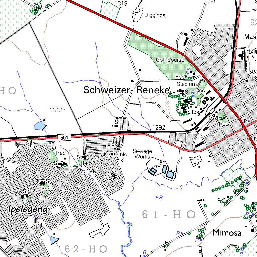 2725AB SCHWEIZER-RENEKE Map by Chief Directorate: National Geo-spatial ...