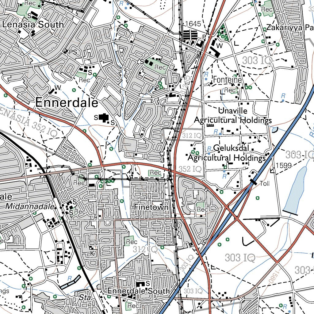 2627BD LENASIA Map by Chief Directorate: National Geo-spatial ...