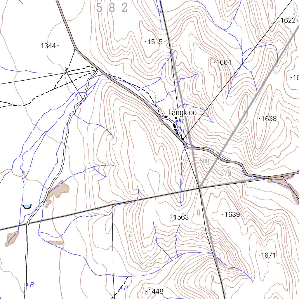 2722DC OLIFANTSHOEK Map by Chief Directorate: National Geo-spatial ...