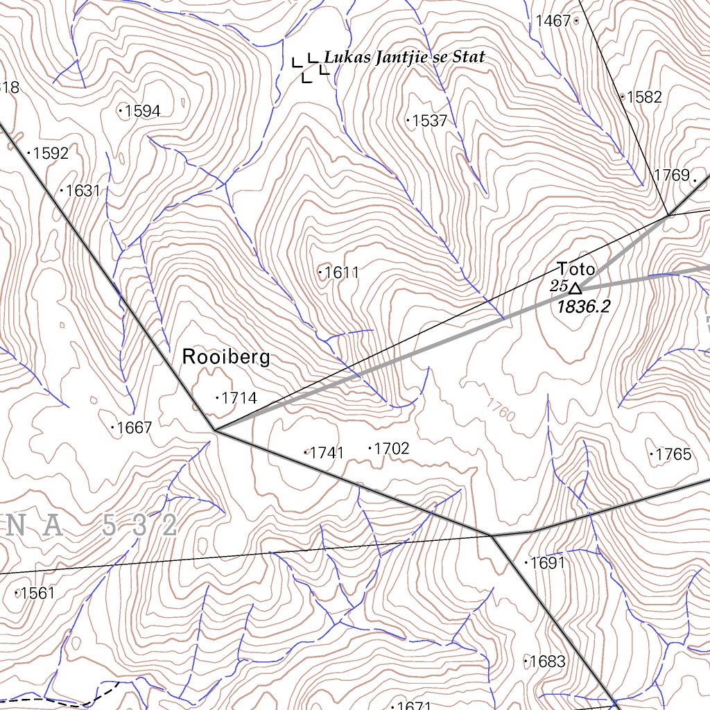 2722DC OLIFANTSHOEK Map by Chief Directorate: National Geo-spatial ...