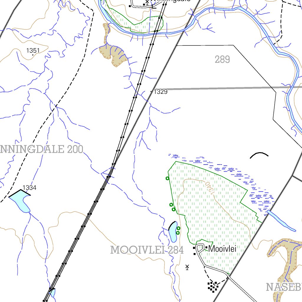 2727CA KROONSTAD Map by Chief Directorate: National Geo-spatial ...