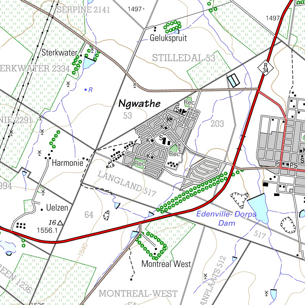2727DA EDENVILLE Map by Chief Directorate: National Geo-spatial ...