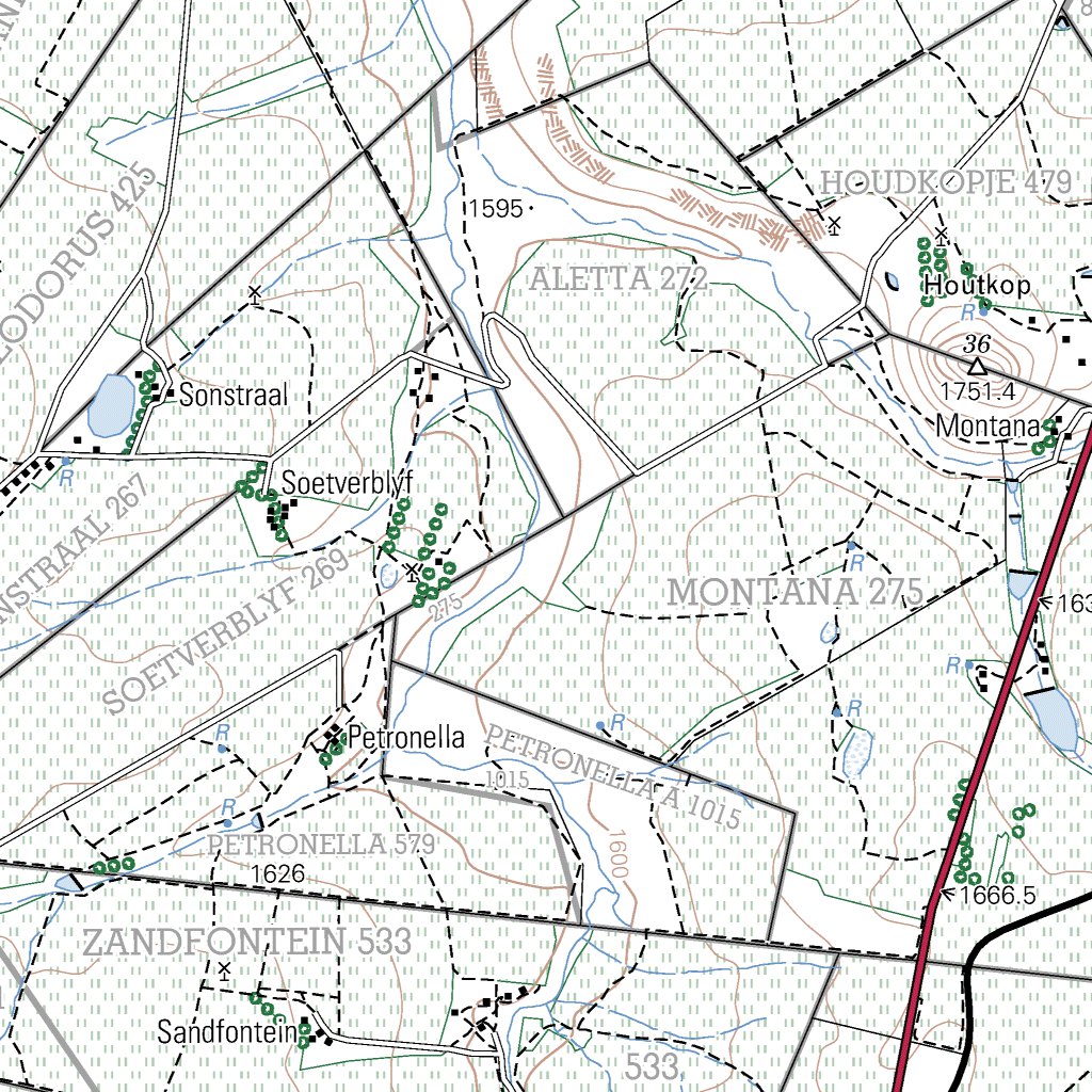 2728CD REITZ Map by Chief Directorate: National Geo-spatial Information ...