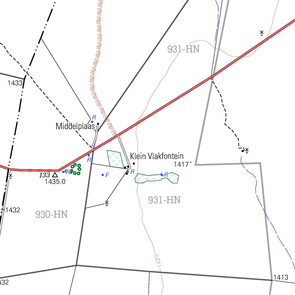 2724CA REIVILO Map by Chief Directorate: National Geo-spatial ...