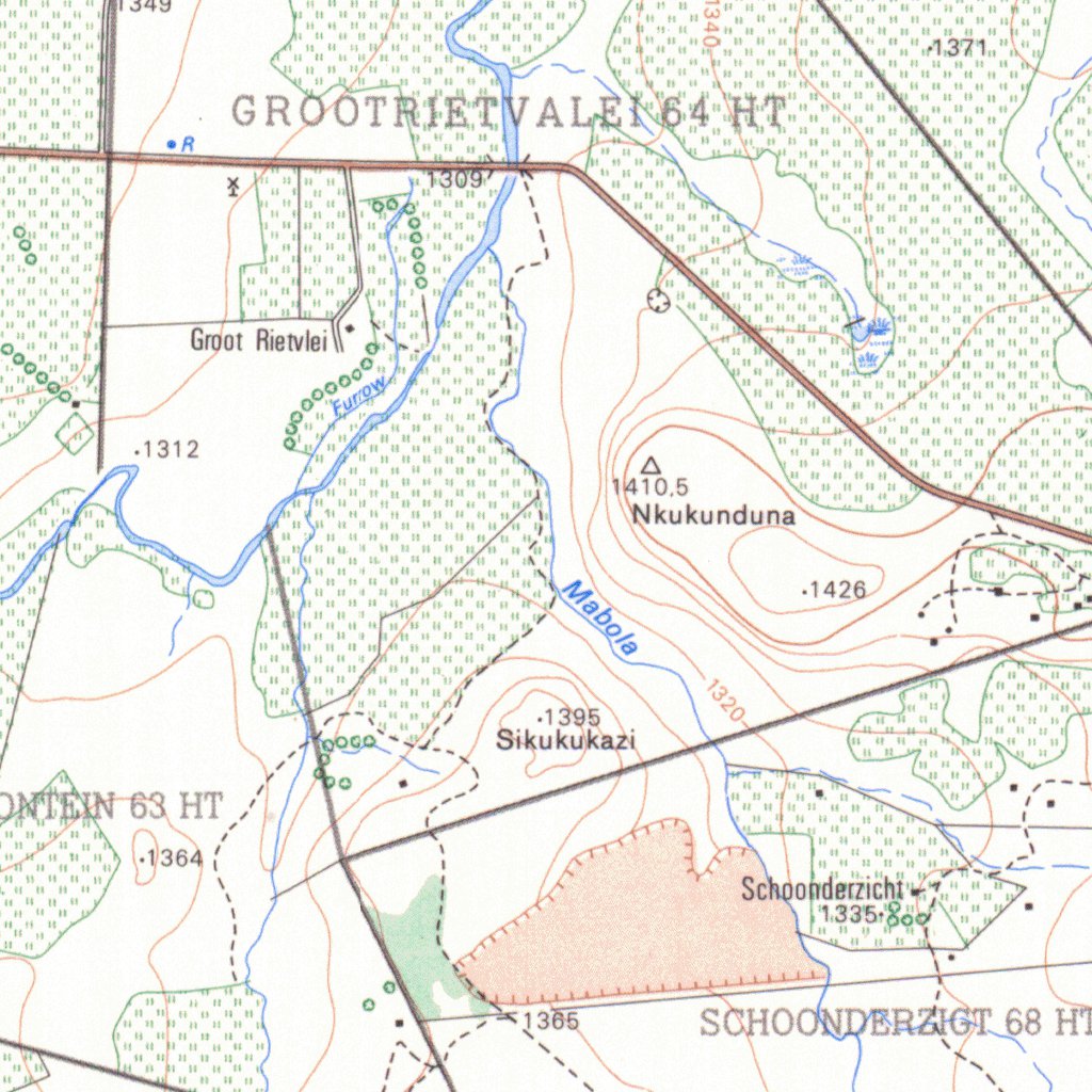 2730AB DIRKIESDORP Map by Chief Directorate: National Geo-spatial ...