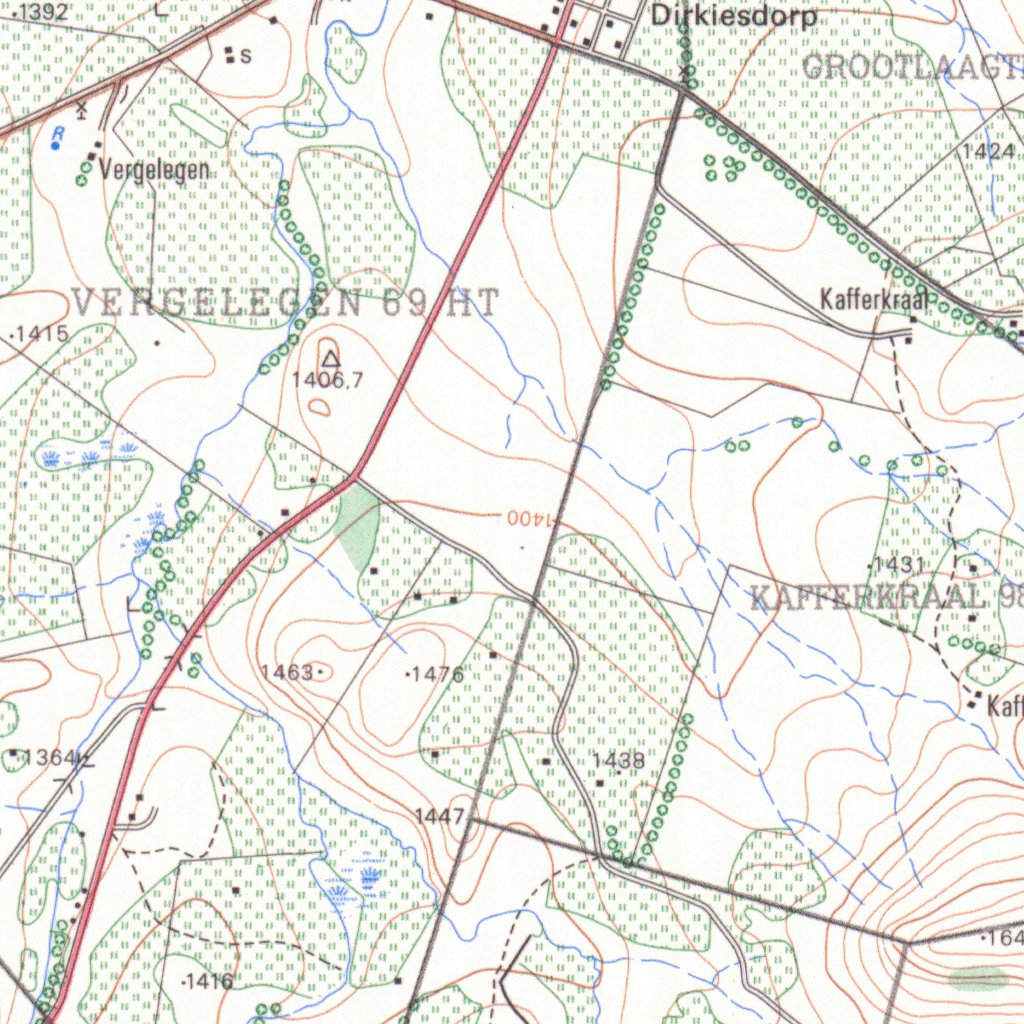 2730AB DIRKIESDORP Map by Chief Directorate: National Geo-spatial ...