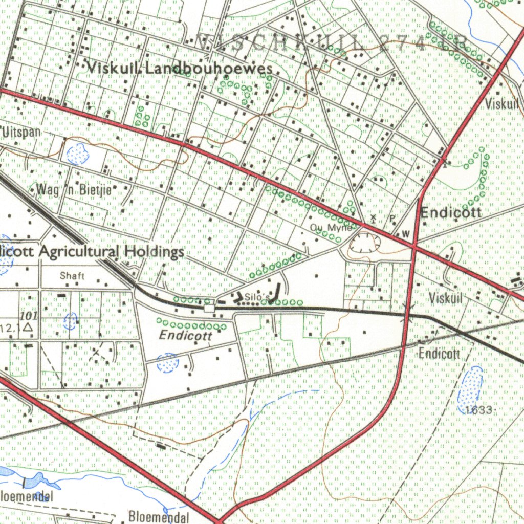 2628BC ENDICOTT Map by Chief Directorate: National Geo-spatial ...
