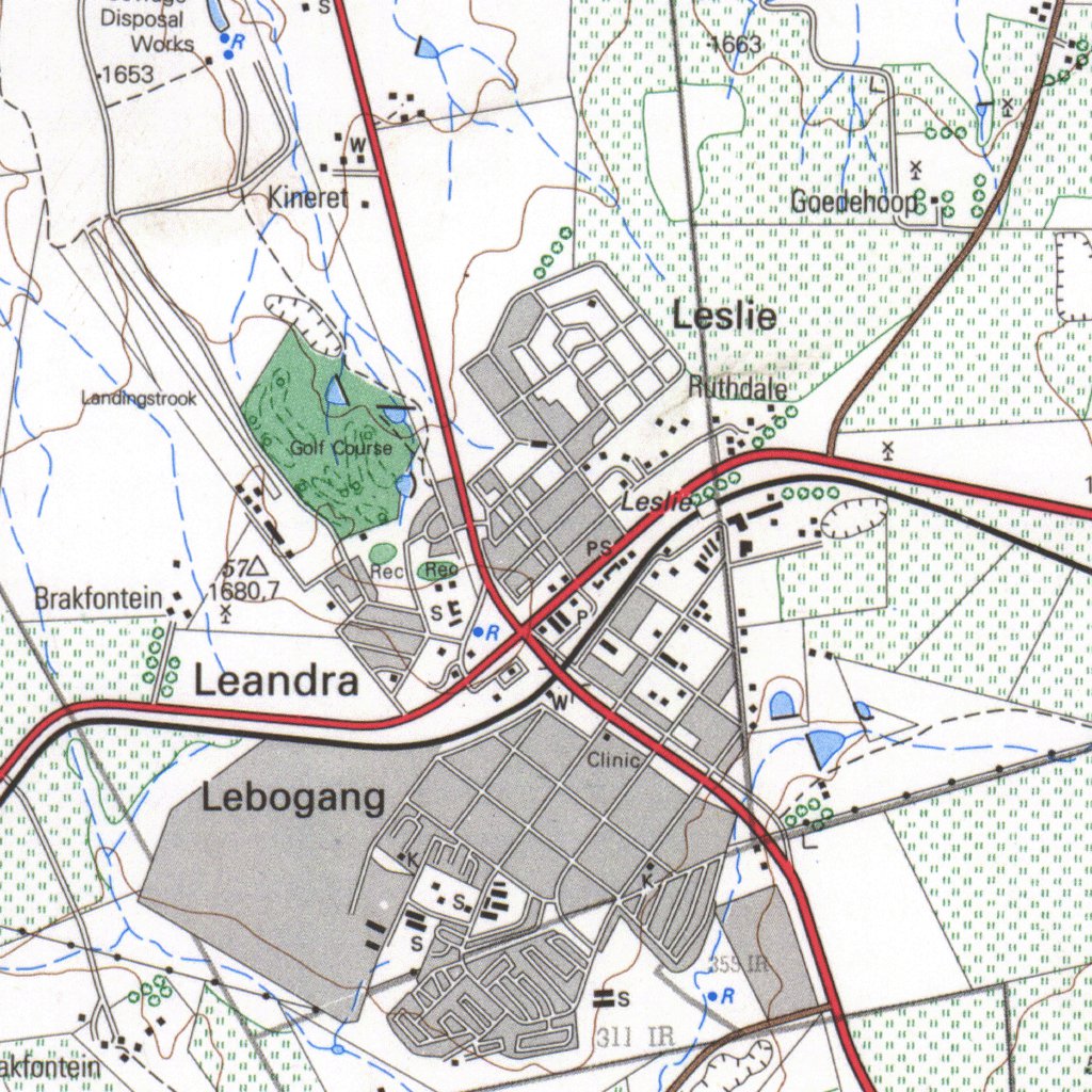 2628BD LEBOHANG Map by Chief Directorate: National Geo-spatial ...