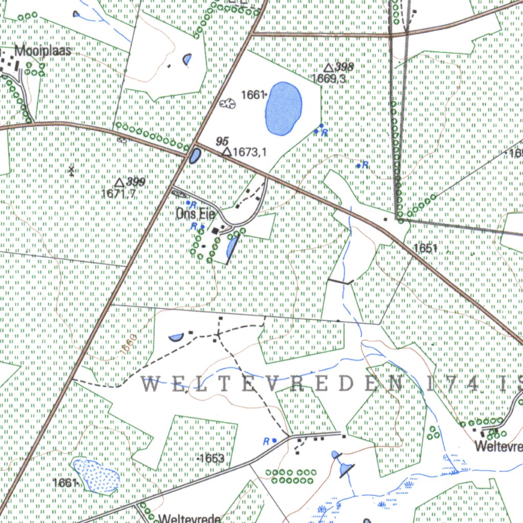 2629BB KROMKRANS Map by Chief Directorate: National Geo-spatial ...