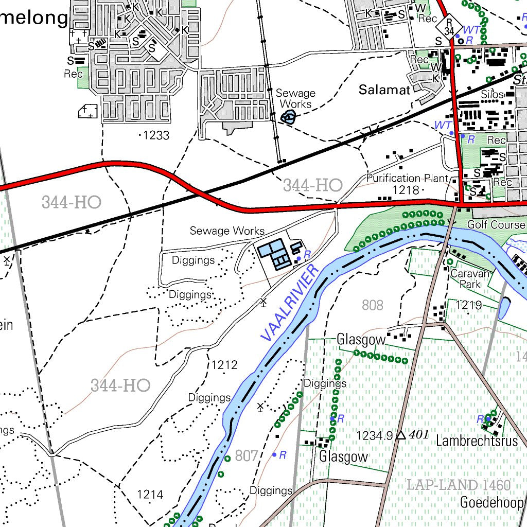 2725DA BLOEMHOF Map by Chief Directorate: National Geo-spatial ...