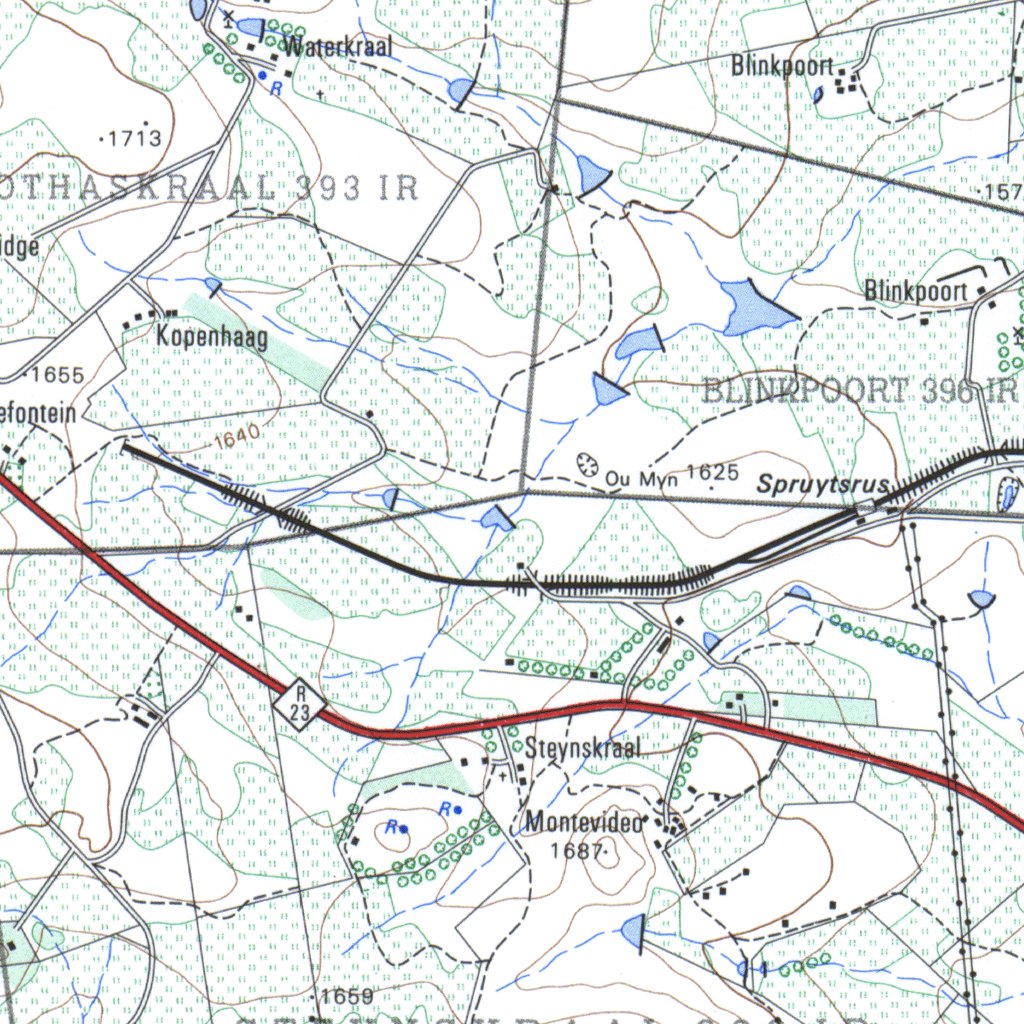 2628CB HEIDELBERG (Gauteng) Map by Chief Directorate: National Geo ...