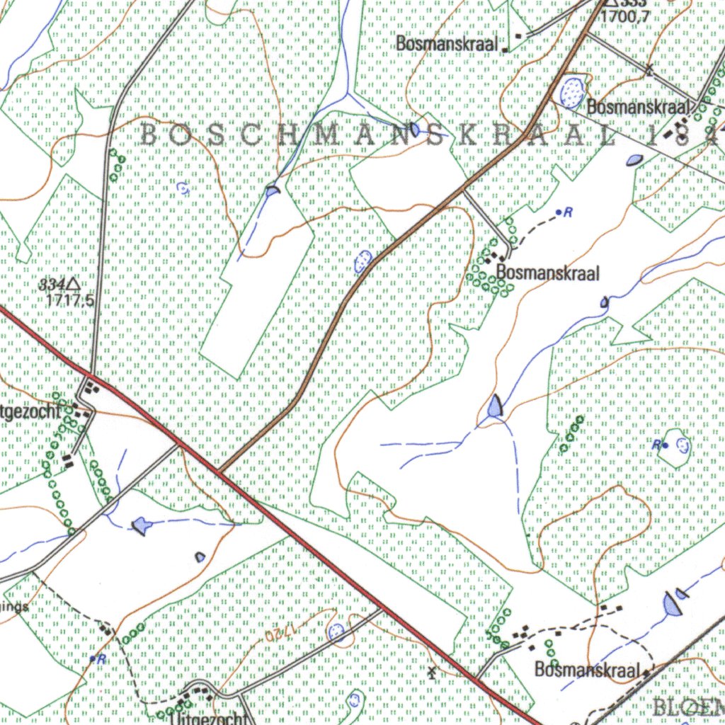 2629BA HENDRINA Map by Chief Directorate: National Geo-spatial ...