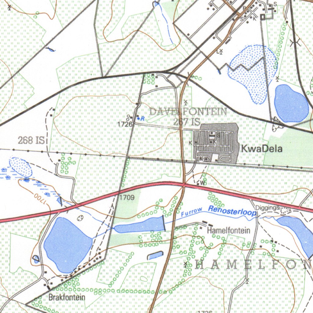 2629BC DAVEL Map by Chief Directorate: National Geo-spatial Information ...