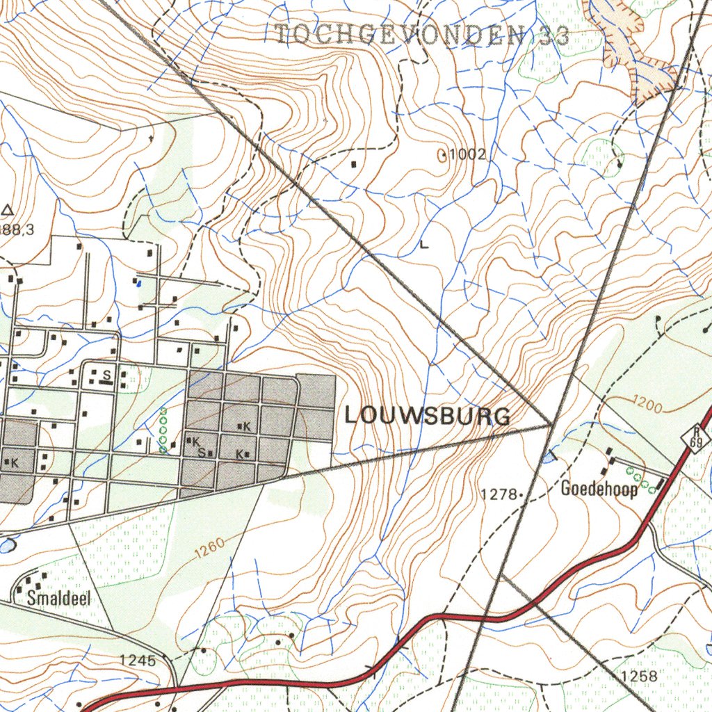 2731CB LOUWSBURG Map by Chief Directorate: National Geo-spatial ...