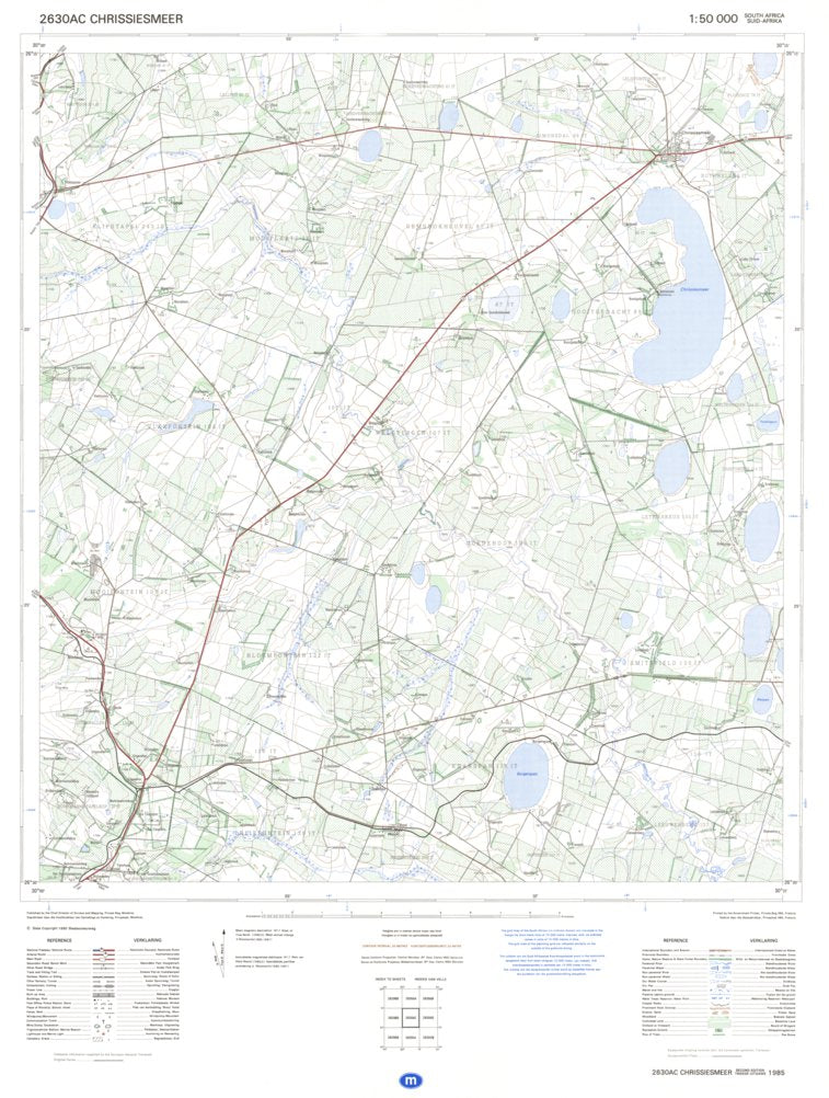 2630AC CHRISSIESMEER Map by Chief Directorate: National Geo-spatial ...