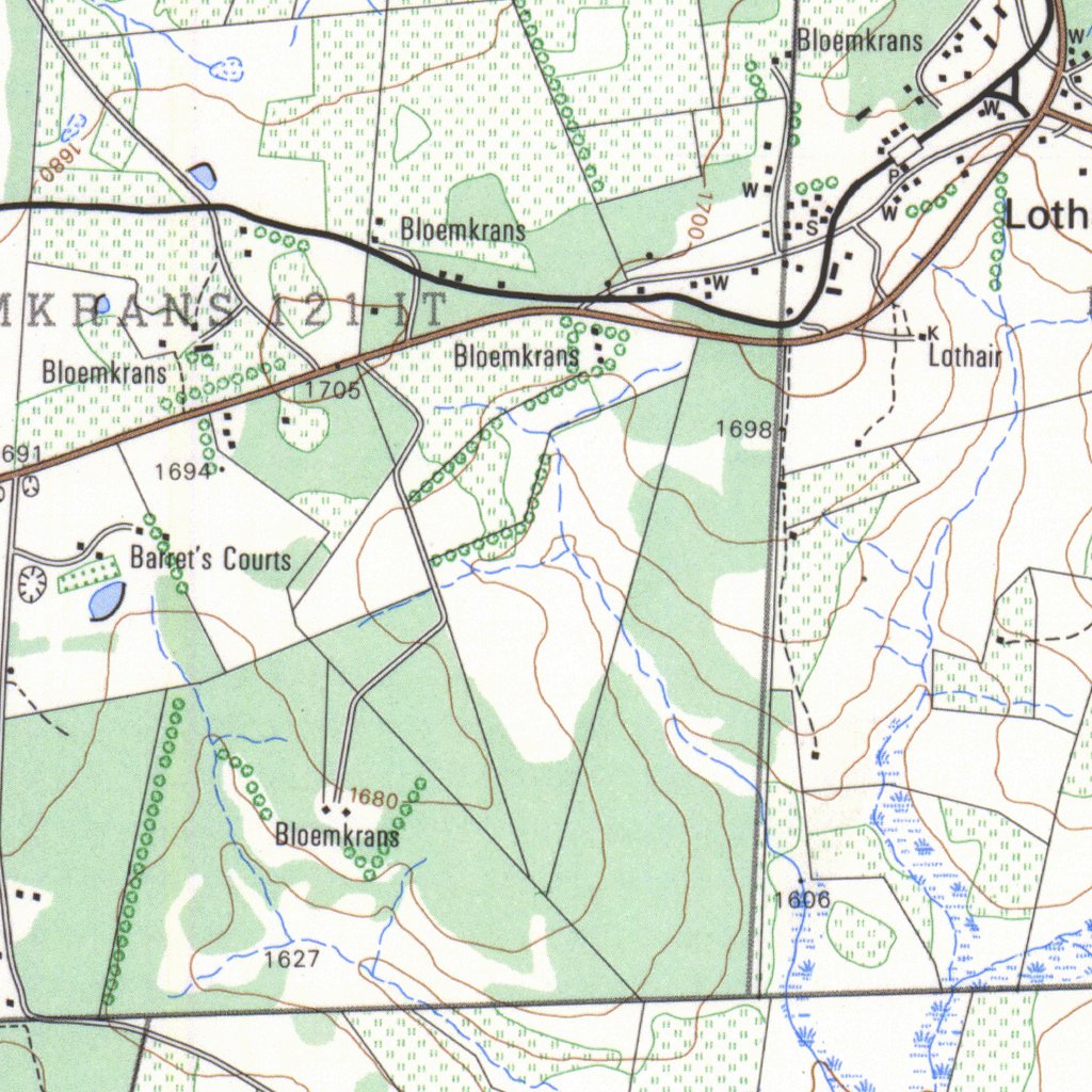 2630AD SILINDILE Map by Chief Directorate: National Geo-spatial ...