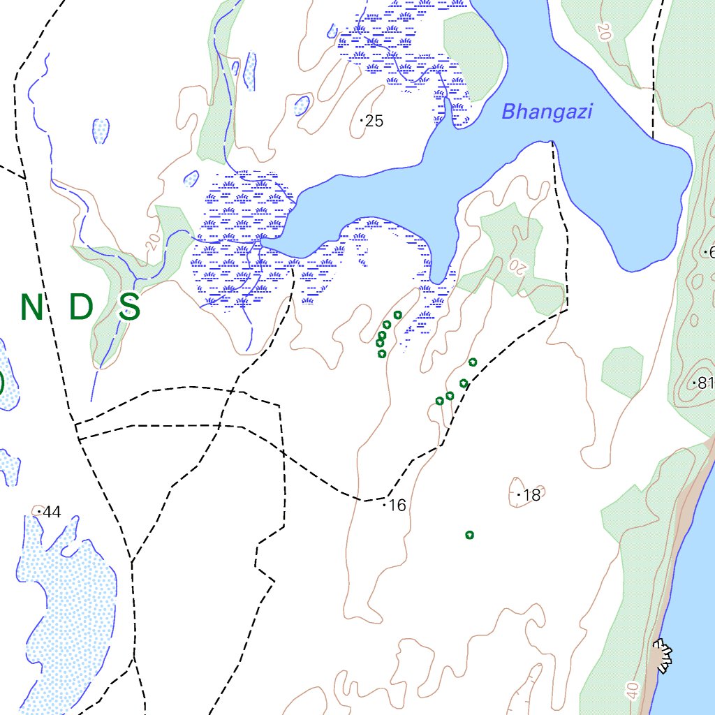 2732DA SODWANA BAY Map by Chief Directorate: National Geo-spatial ...