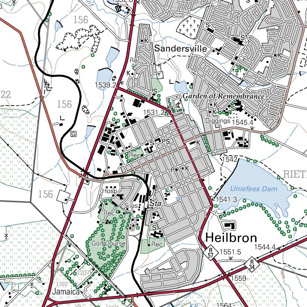2727BD HEILBRON Map by Chief Directorate: National Geo-spatial ...