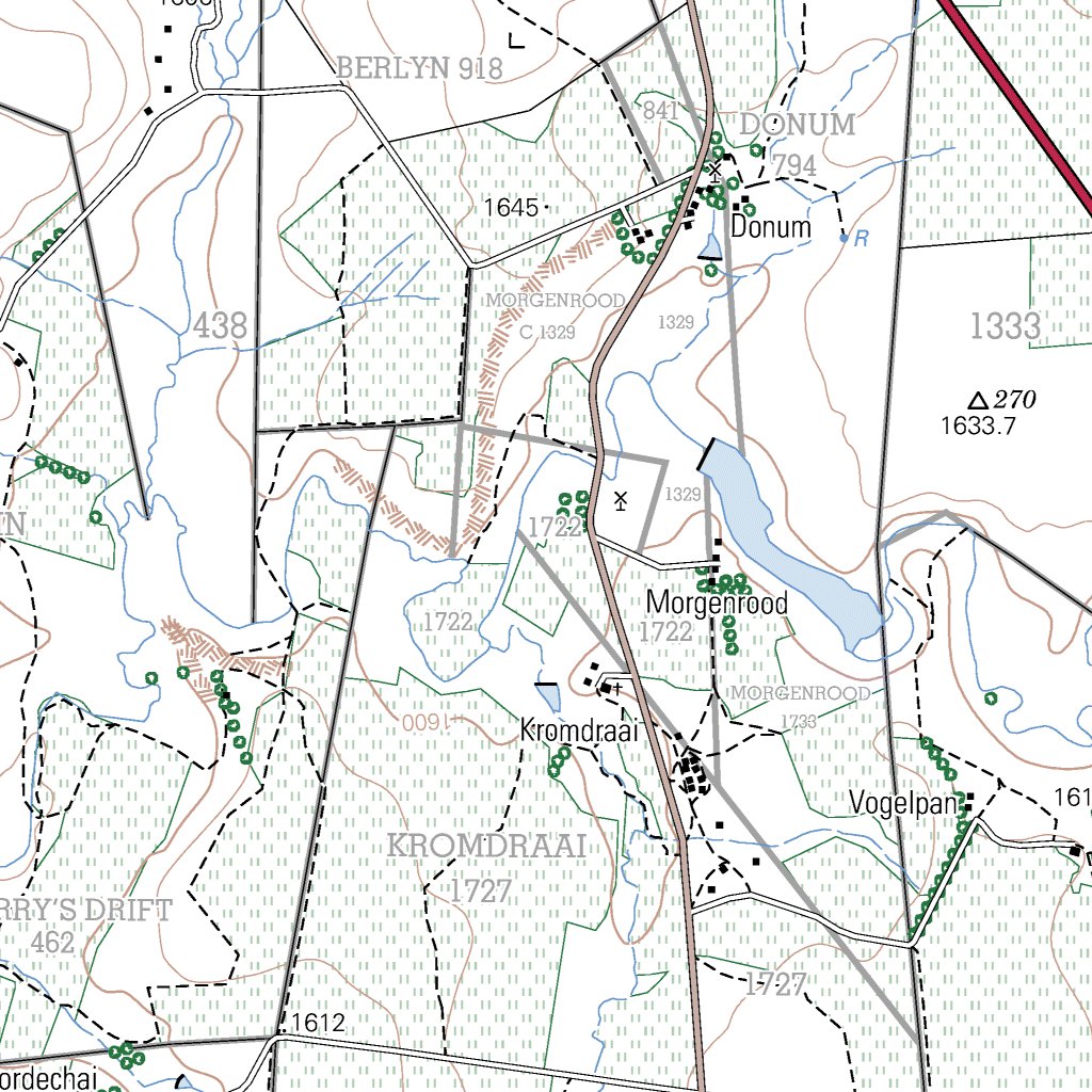 2728DB ROADSIDE Map by Chief Directorate: National Geo-spatial ...